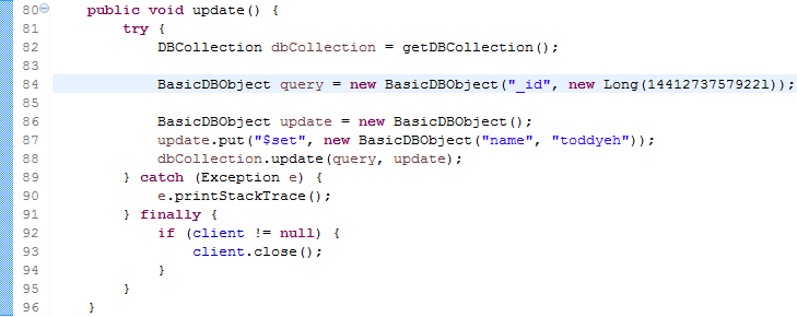 WingDB/MongoDB安裝及Java程式開發