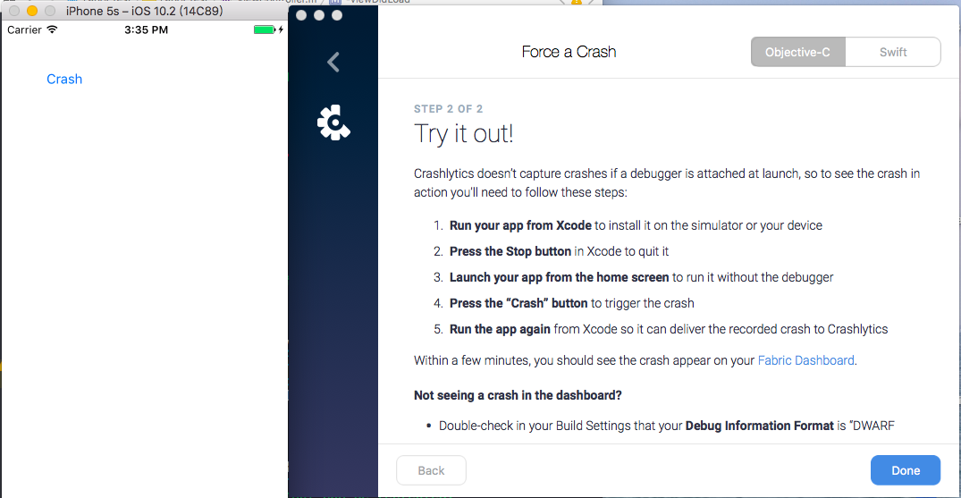 [APP] Fabrio Crashlytics導入簡介-iOS