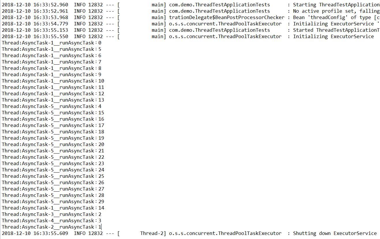 Spring-boot Multi Thread 快速上手