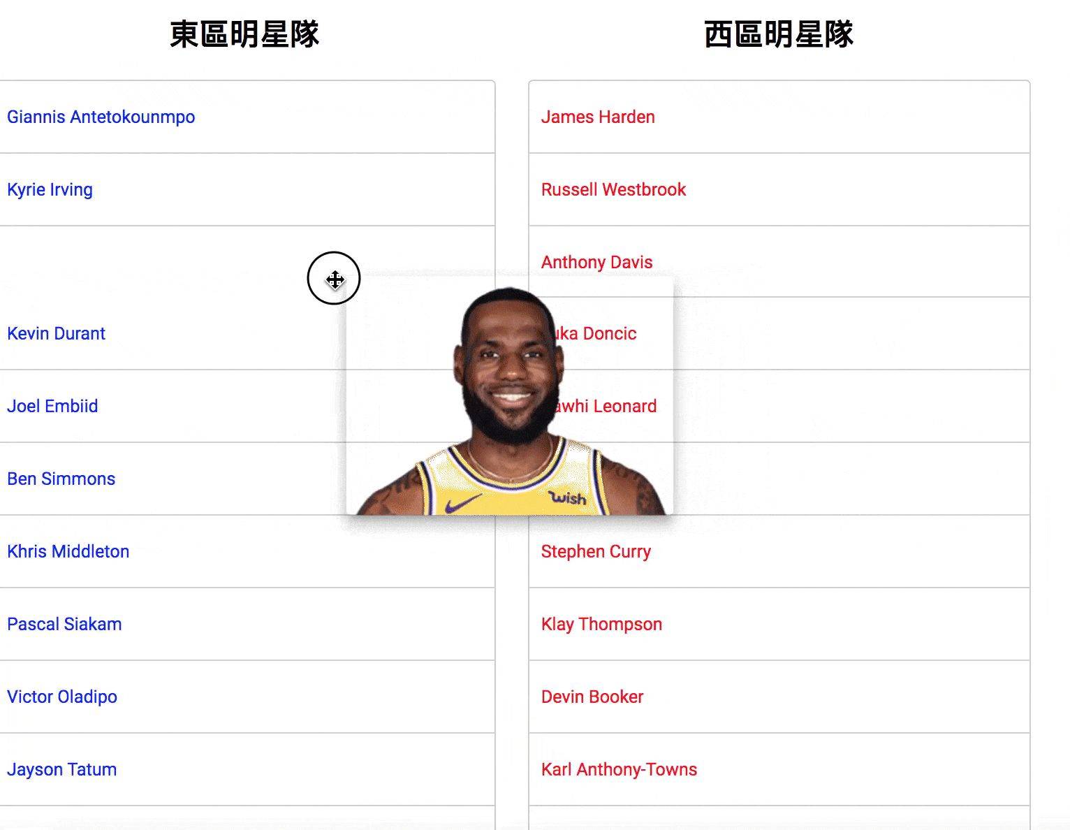 Angular Material Drag CDK滑鼠拖曳效果API介紹與實作