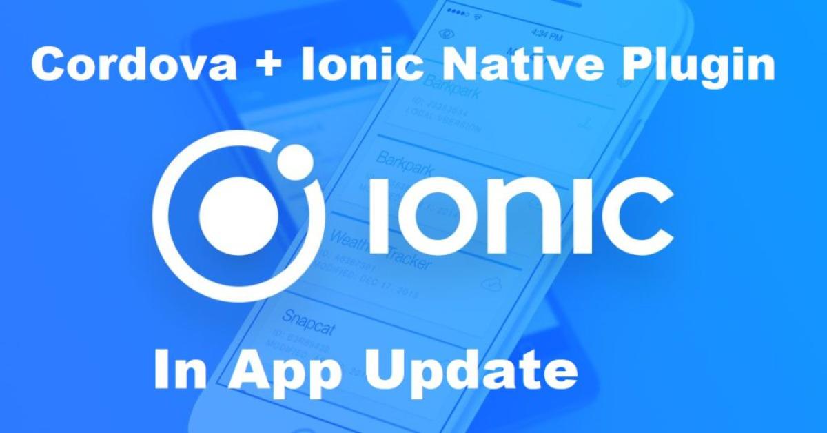 ionic+angular+cordova 熱更新 - 更新APP